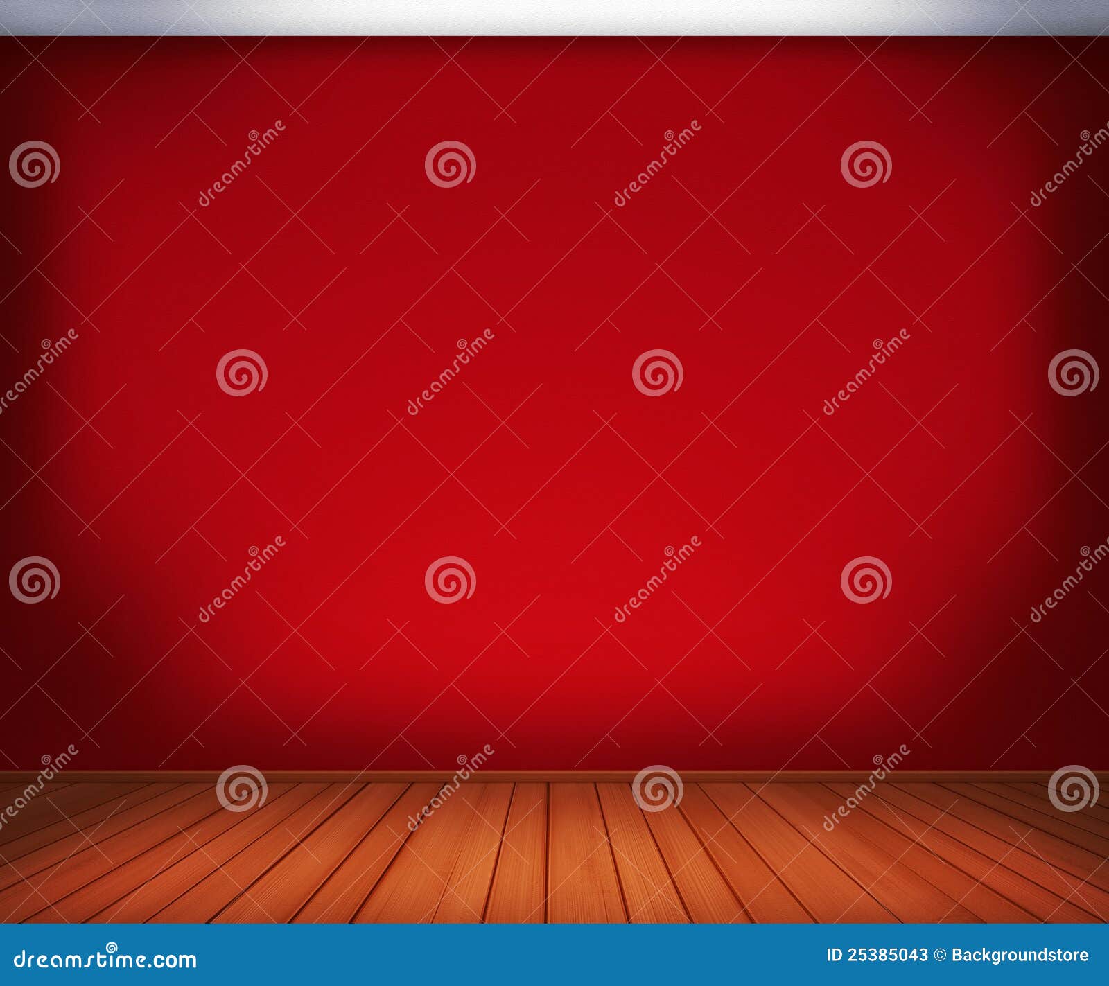 Red Empty Room Background stock illustration. Illustration of ceiling ...