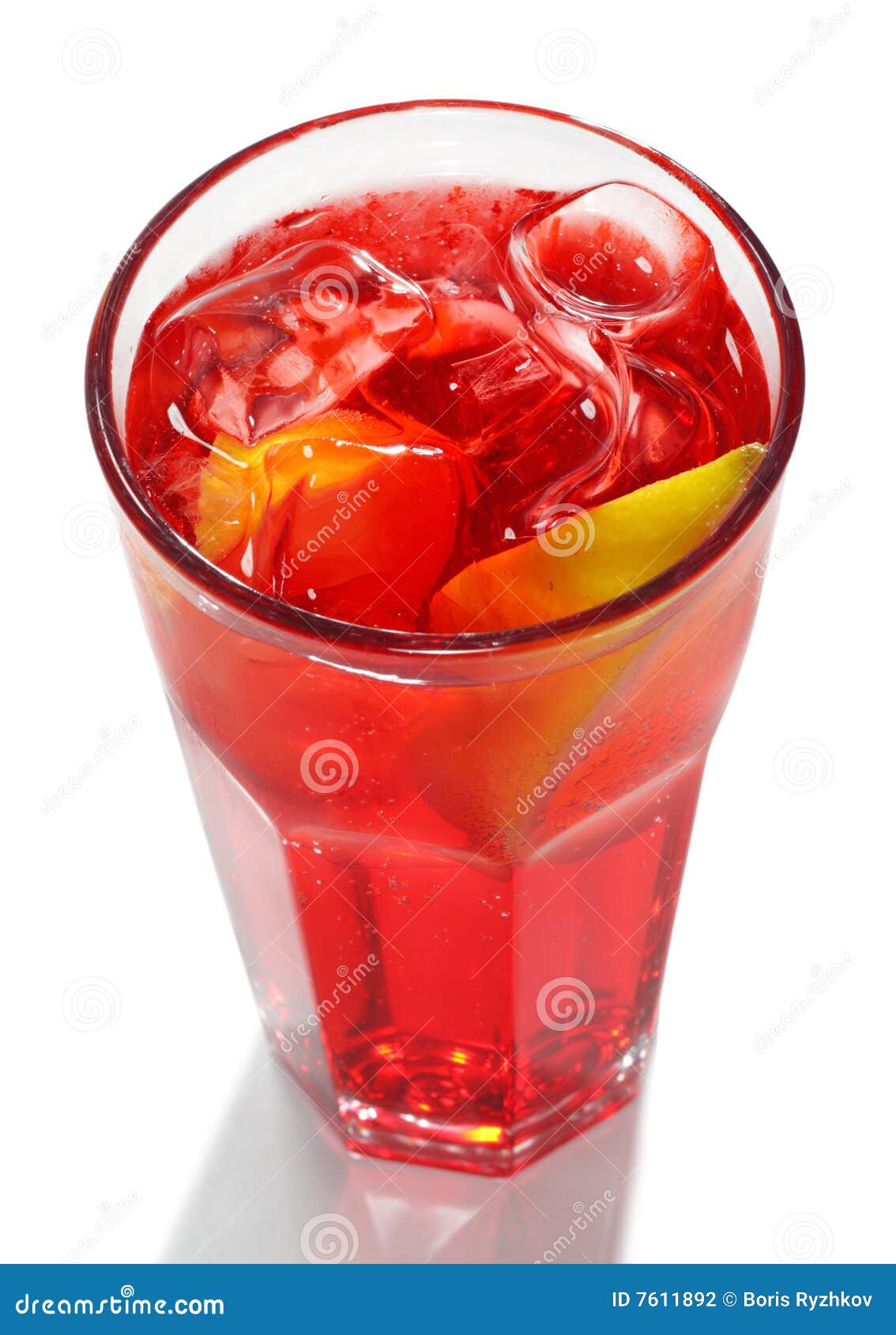 Red Energy Alcoholic Cocktail Stock Photo - Image of cube, elegant: 7611892