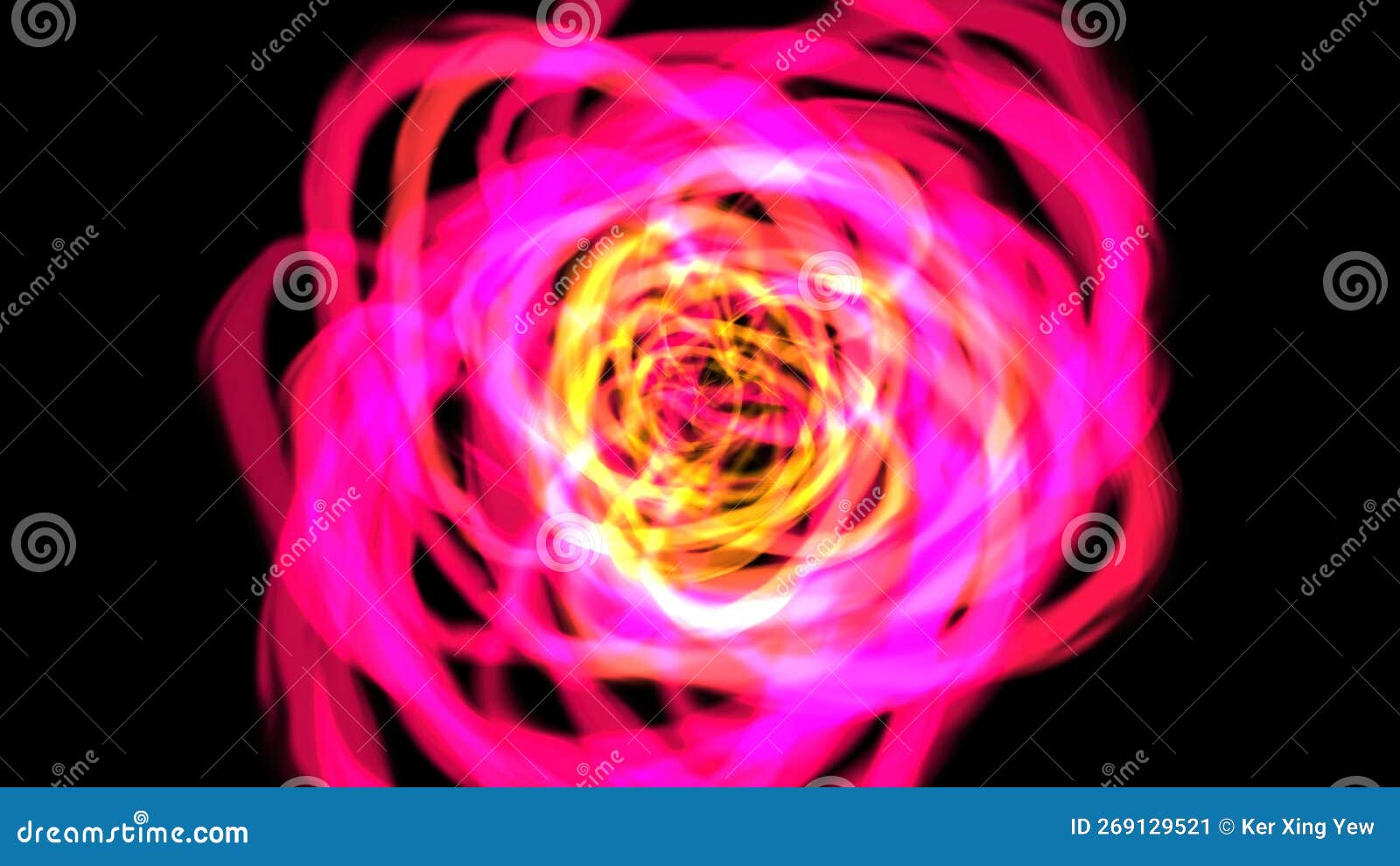 Red Energy Nucleus Power in Dark Stock Illustration - Illustration of ...