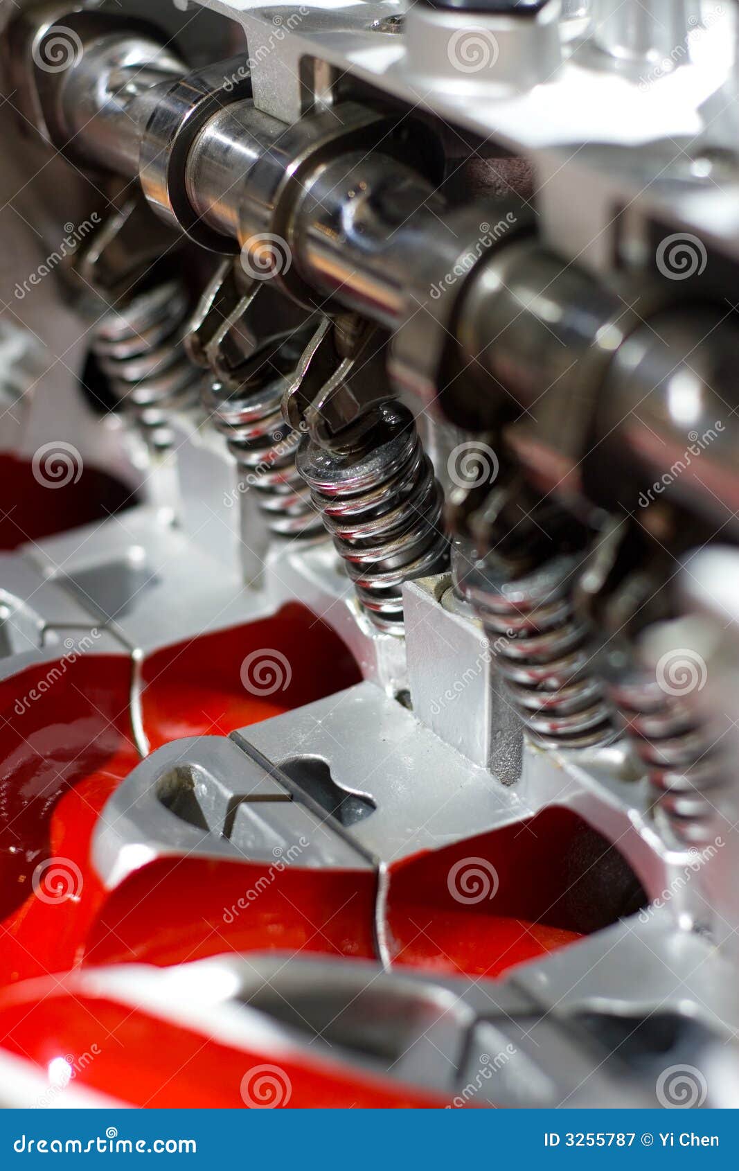 Red engine stock image. Image of plunger, stopcock, engine - 3255787