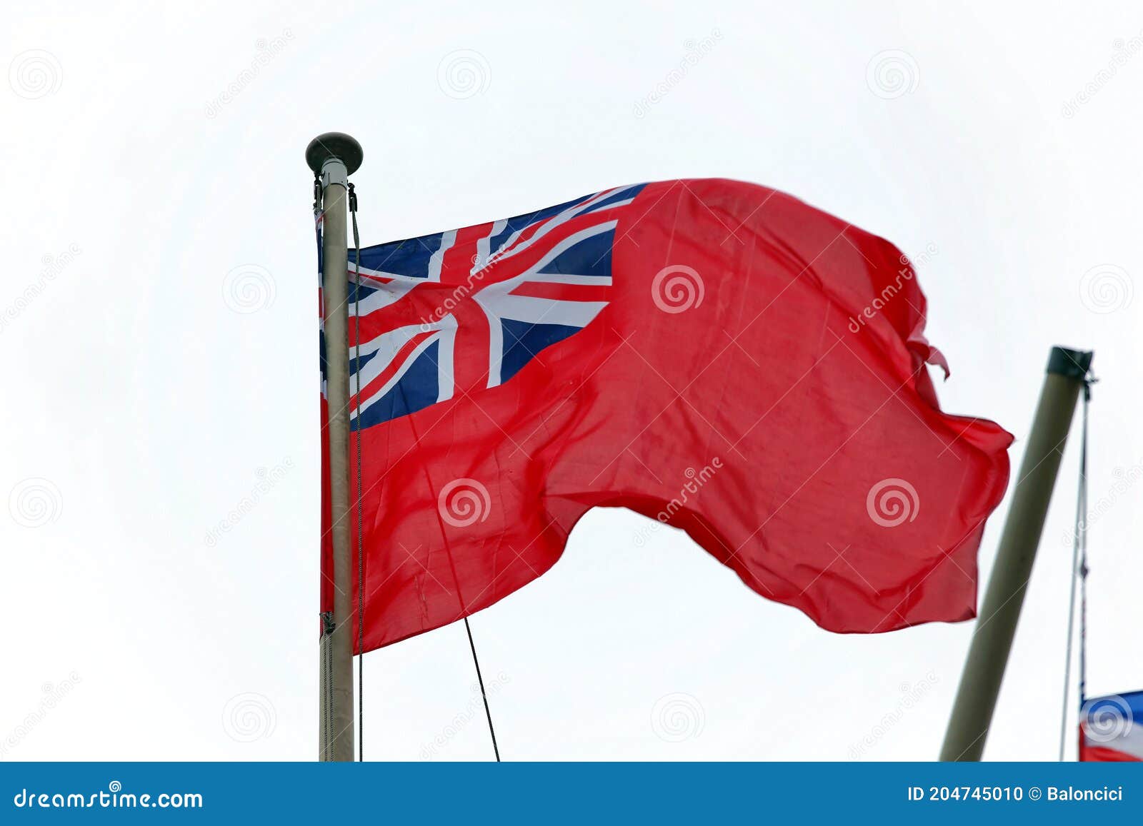Red Duster Ensign stock photo. Image of landmark, spar - 204745010