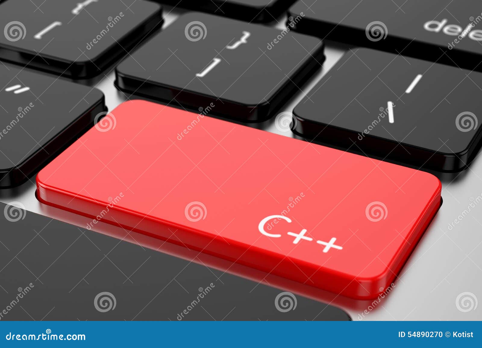Red Enter Button with Machine Code Language C++ Stock Illustration ...