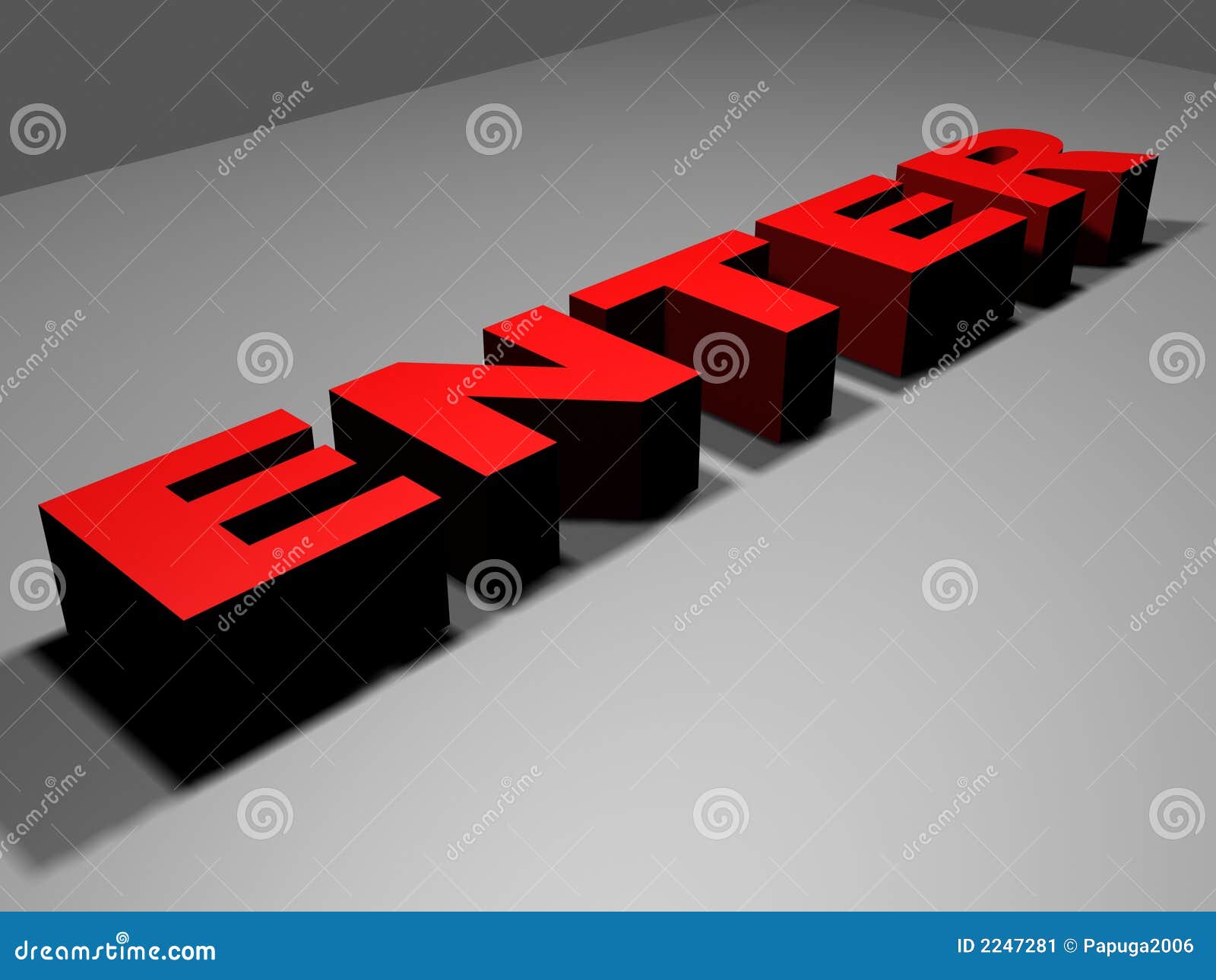 Red enter sign stock illustration. Illustration of grey - 2247281