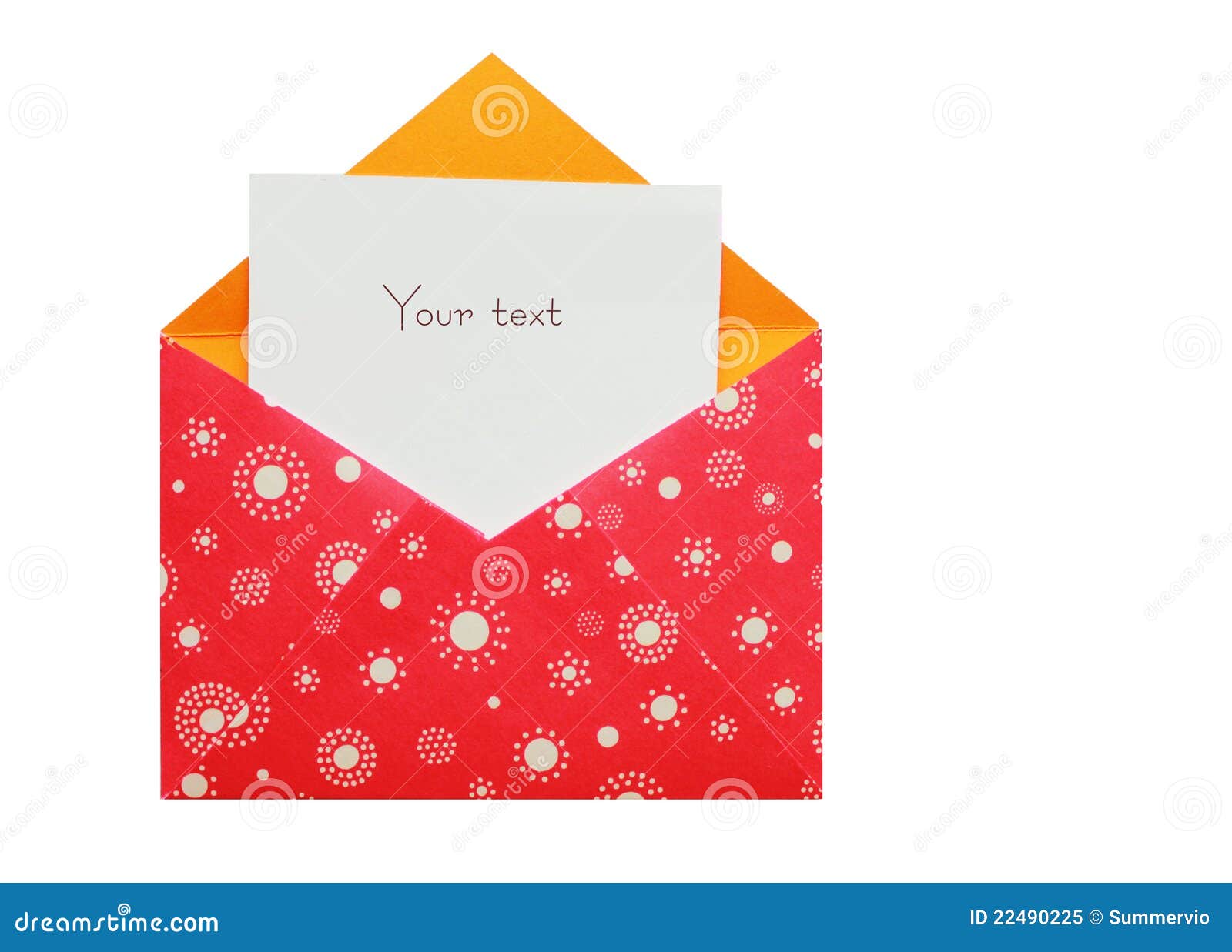 Red envelope stock image. Image of letter, print, blank - 22490225