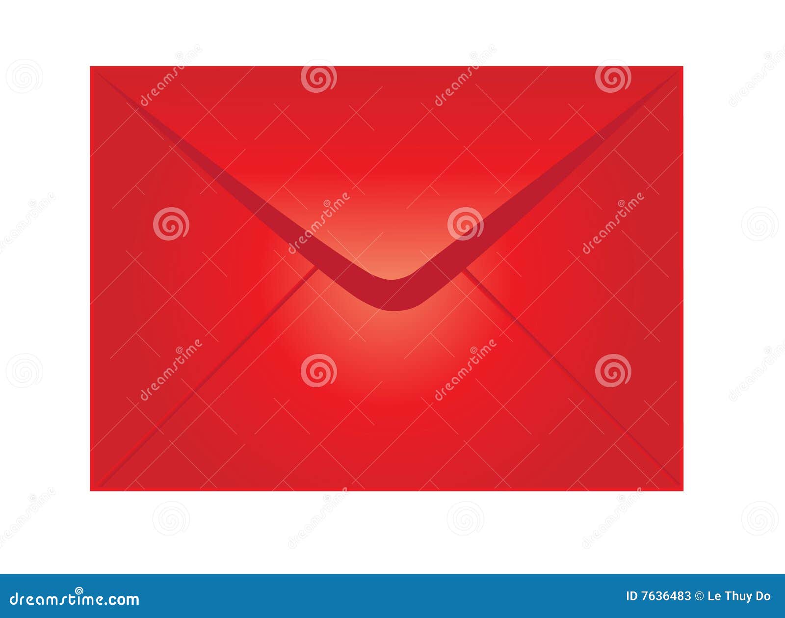 Red Envelope stock illustration. Illustration of graphic - 7636483