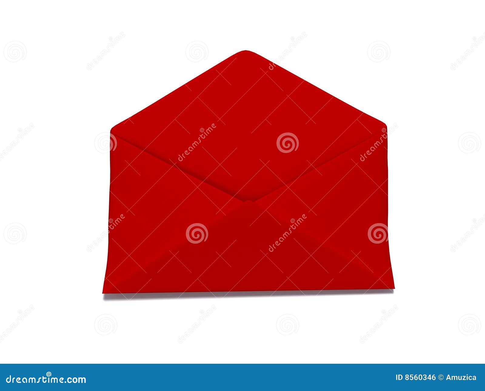 Red envelope stock illustration. Illustration of delivery - 8560346