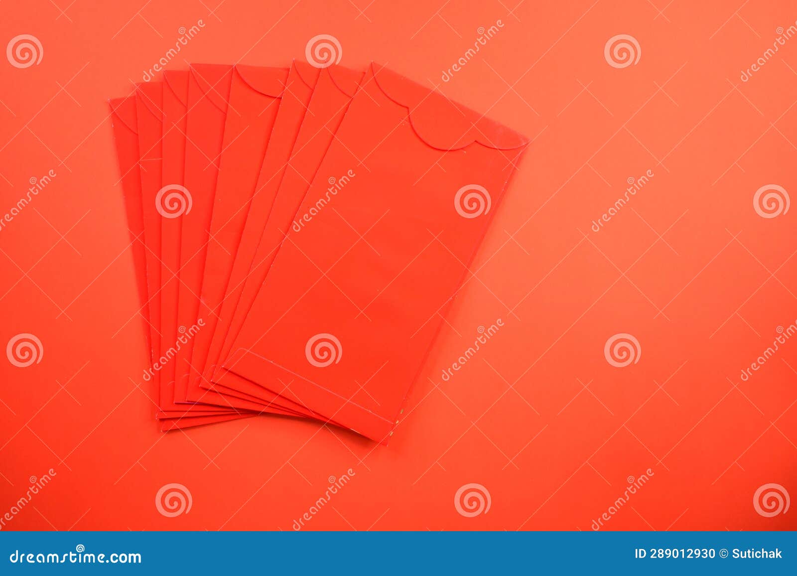 Red Envelope on Red Background for Design Stock Photo - Image of blank ...
