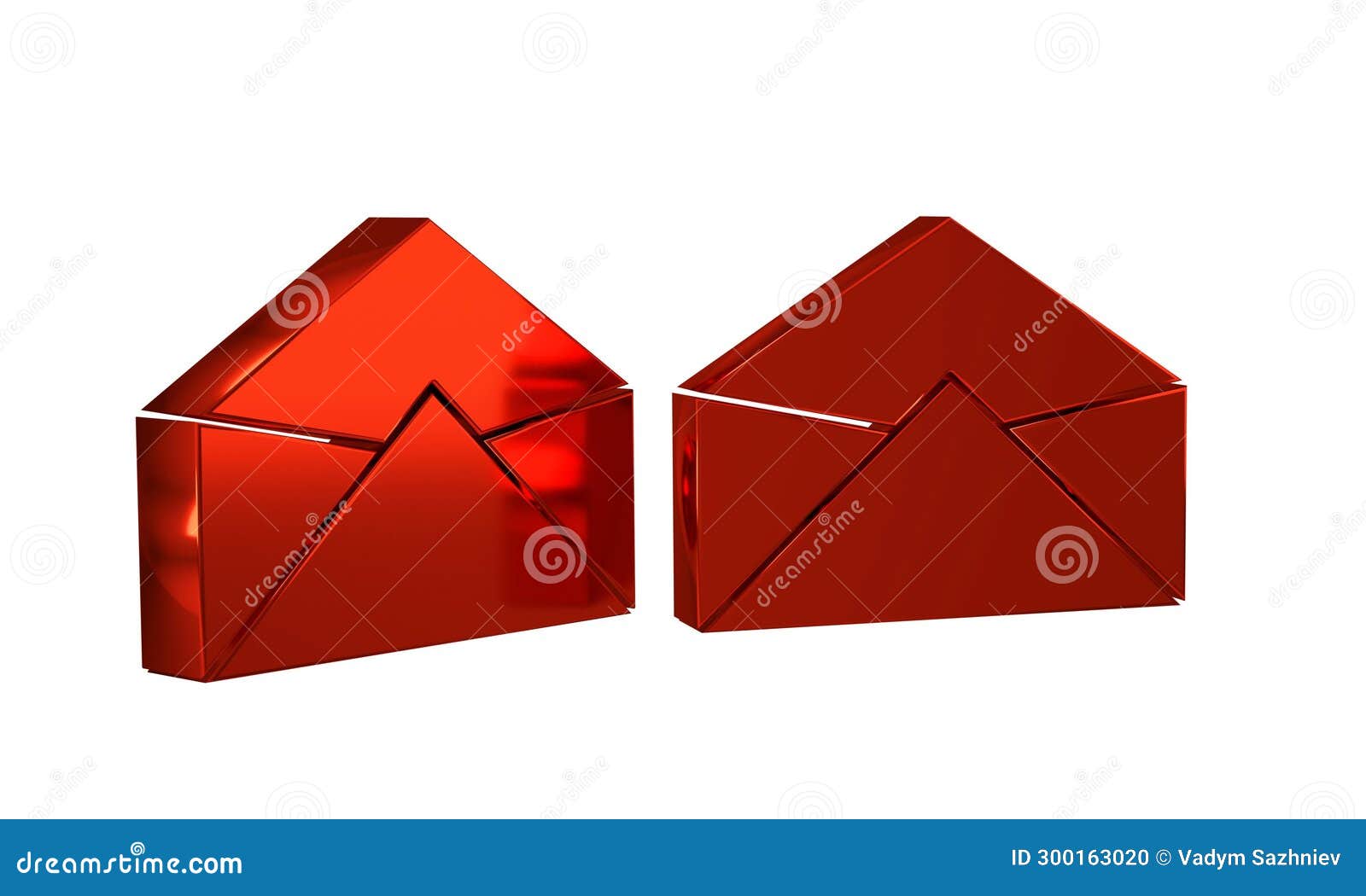 Red Envelope Icon Isolated on Transparent Background. Email Message ...