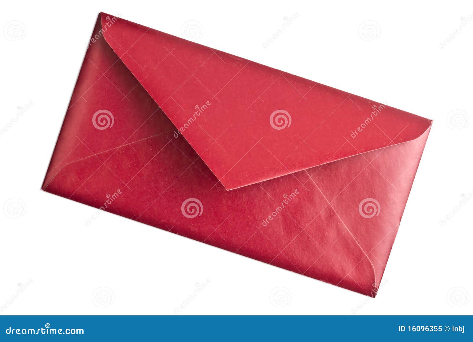 Red Envelope Isolated on White Stock Image - Image of background ...