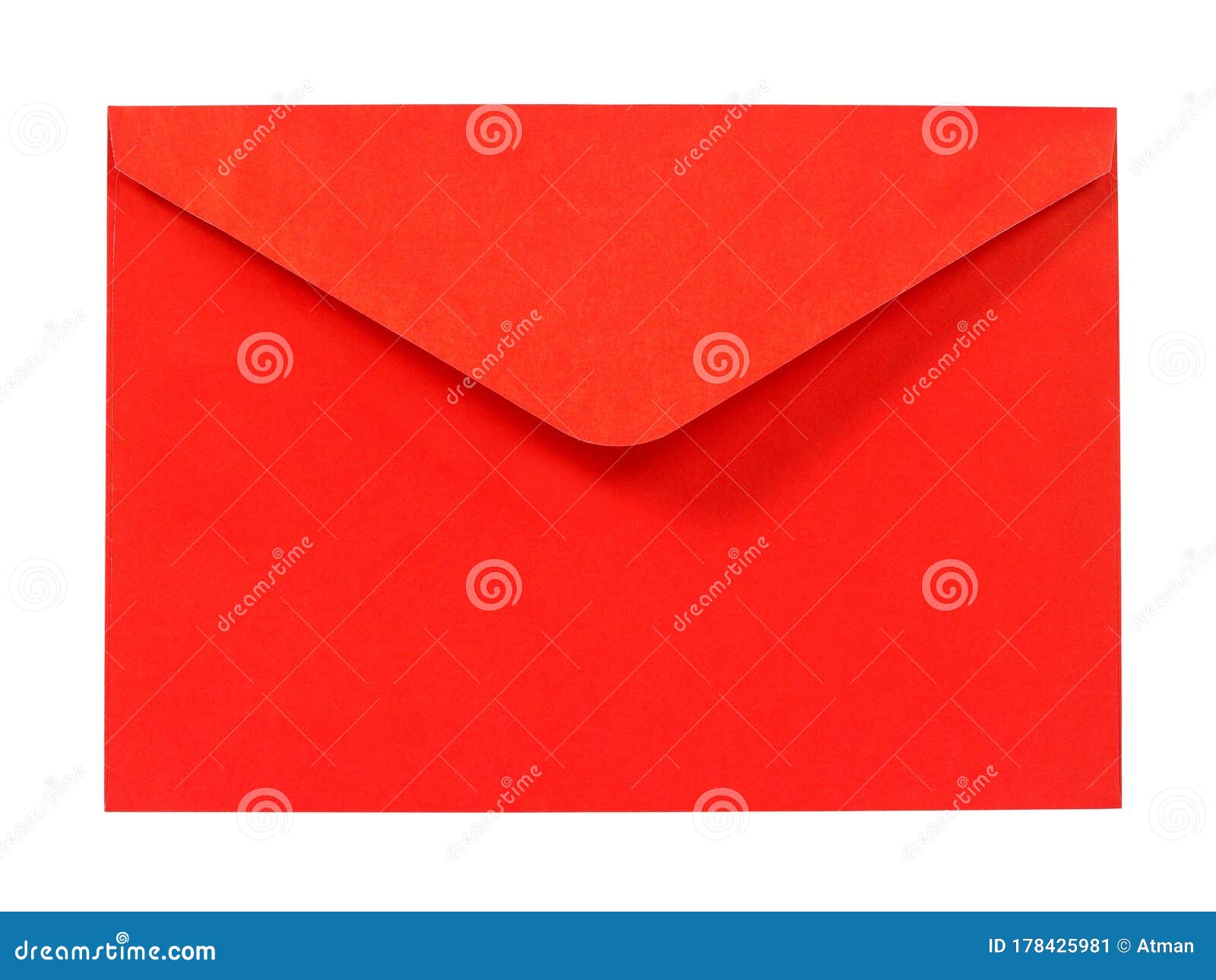 Red envelope on white stock image. Image of letter, envelope - 178425981