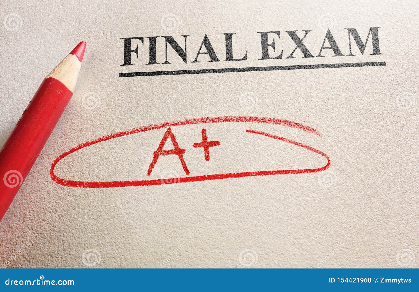 Red exam circle stock photo. Image of school, test, education - 154421960