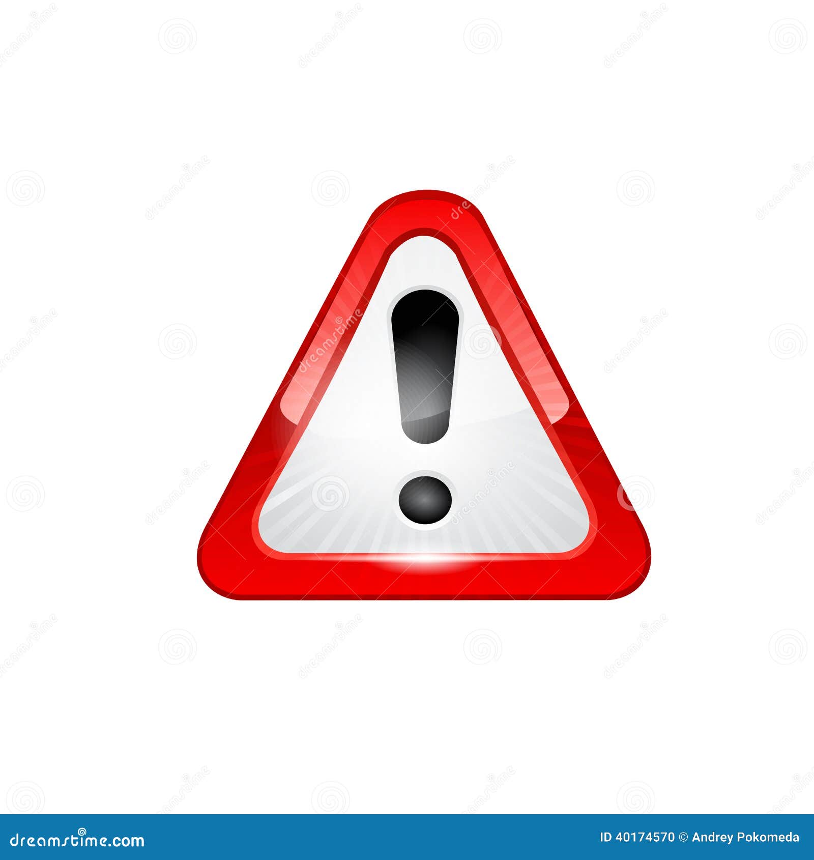 3d Man With Exclamation Sign Stock Photo | CartoonDealer.com #13403118