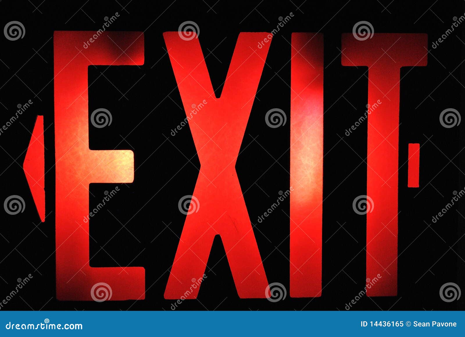 Red Exit Sign