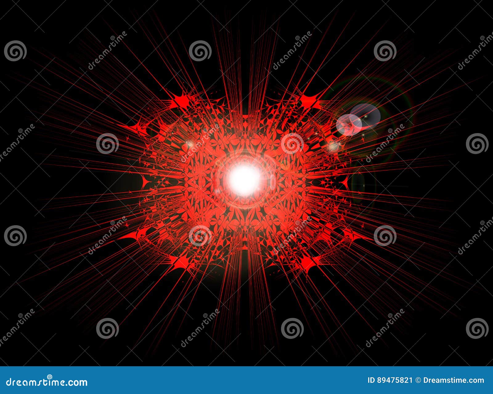 Red explosion 2 stock illustration. Illustration of design - 89475821