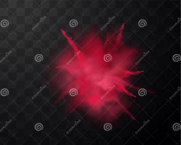 Red Explosion Effect Vector Illustration Stock Illustration ...
