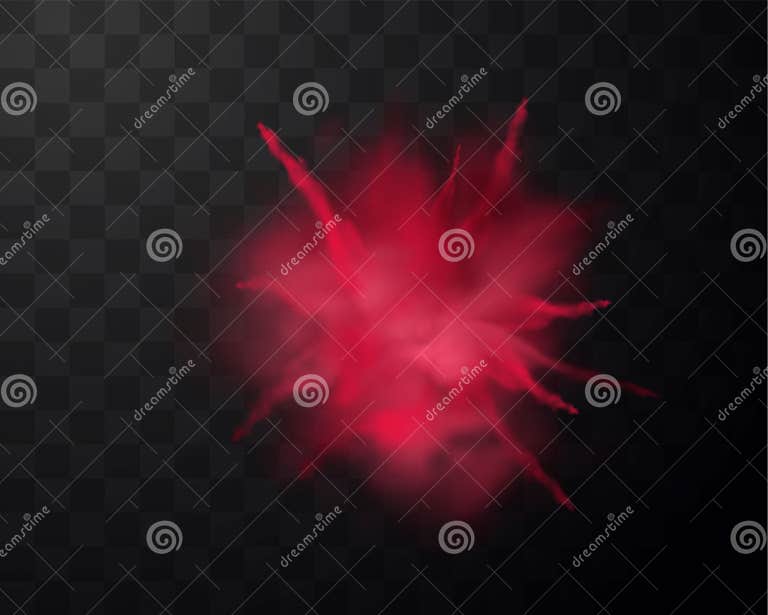 Red Explosion Effect Vector Illustration Stock Illustration ...
