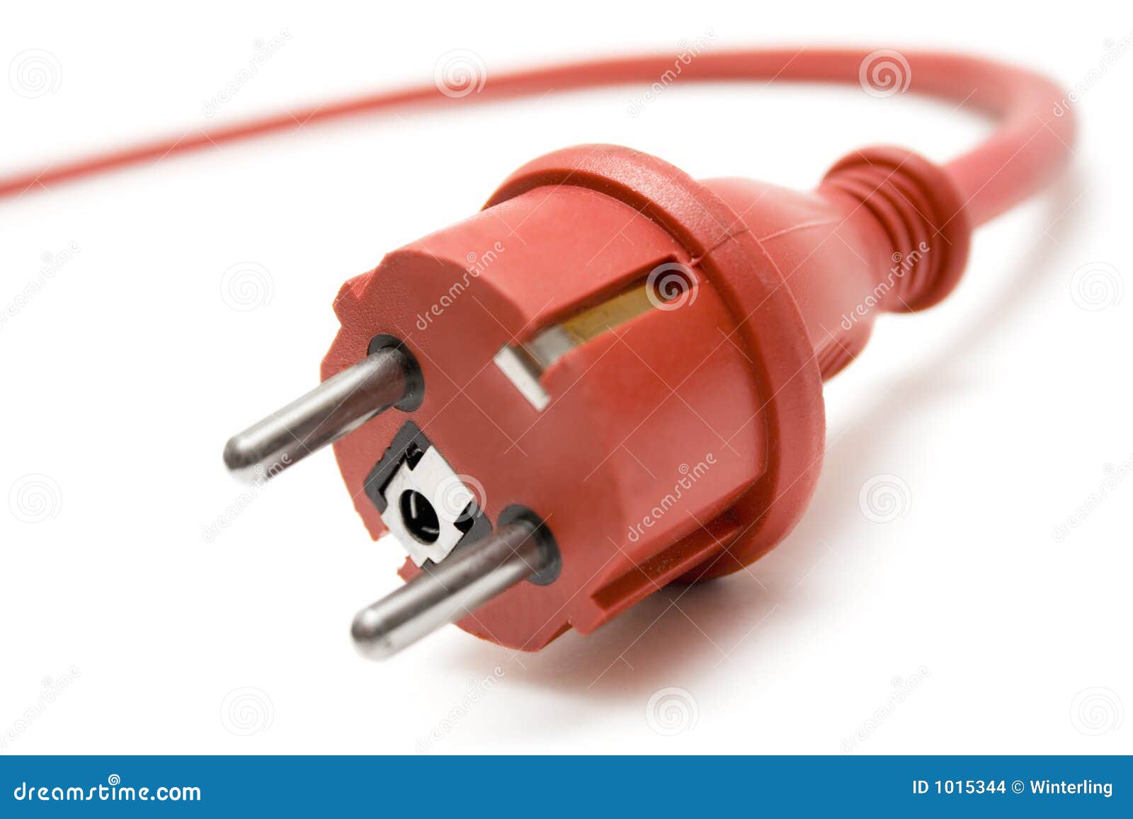 Red Extension Plug stock photo. Image of europe, generation - 1015344