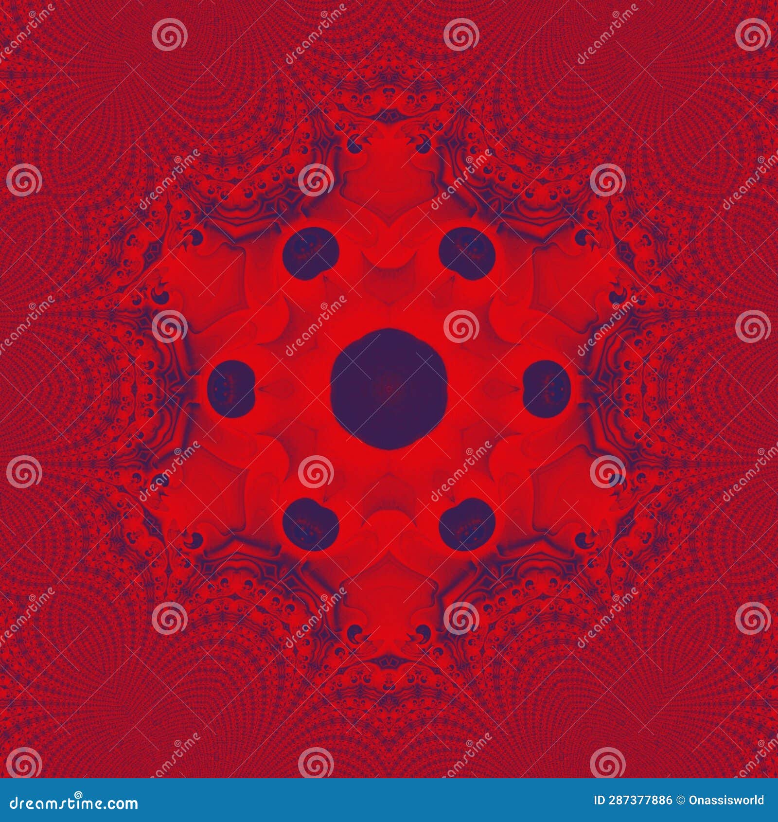 Red Eye Abstract Background Shapes and Blurs Stock Illustration ...
