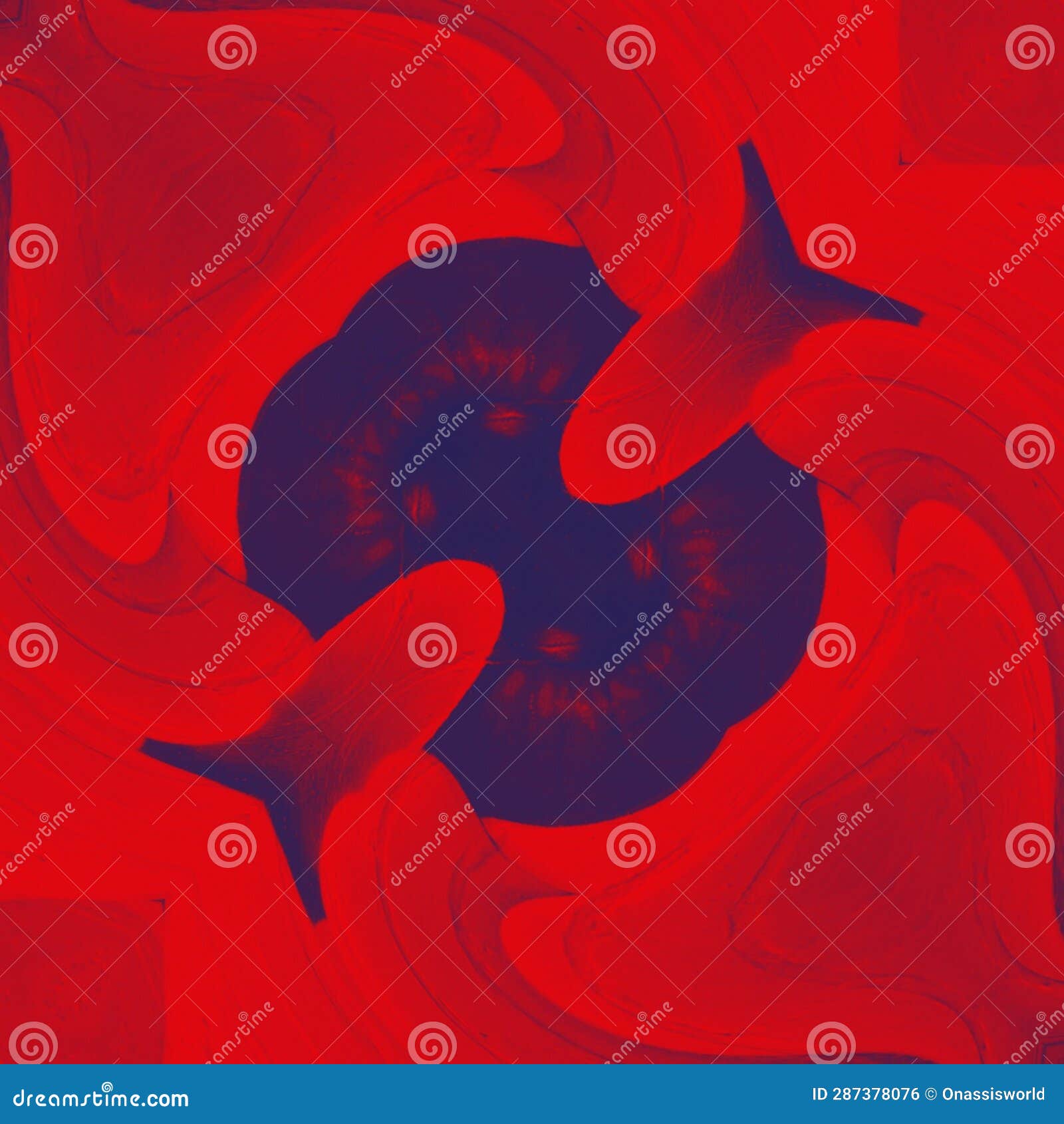 Red Eye Abstract Background Shapes and Blurs Stock Photo - Image of ...