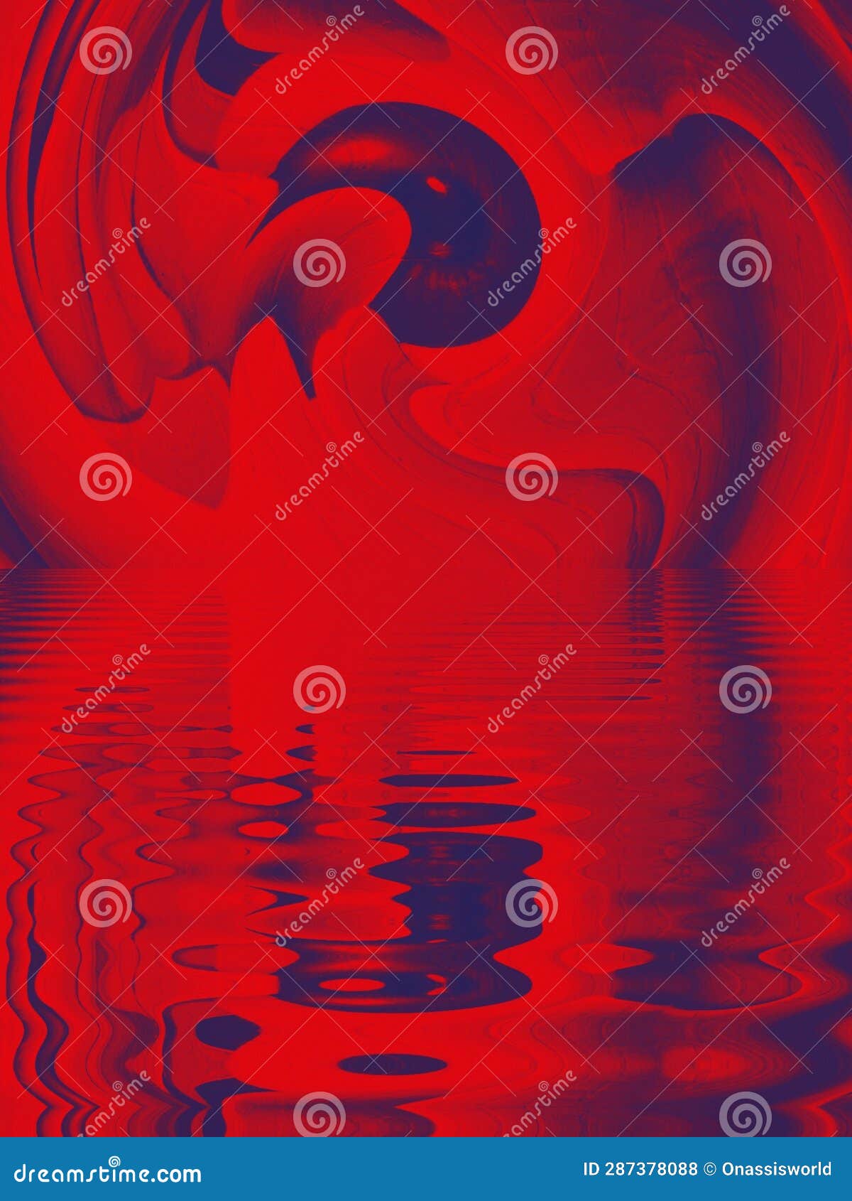 Red Eye Abstract Background Shapes and Blurs Stock Photo - Image of ...