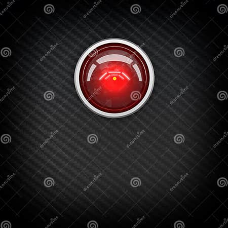 Red eye hal stock illustration. Illustration of computer - 30338957