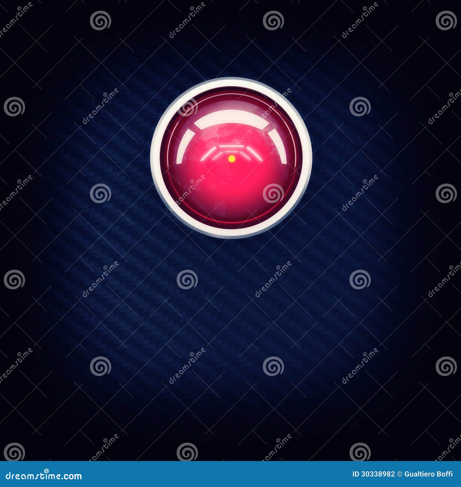 Red eye hal stock illustration. Illustration of artificial - 30338982