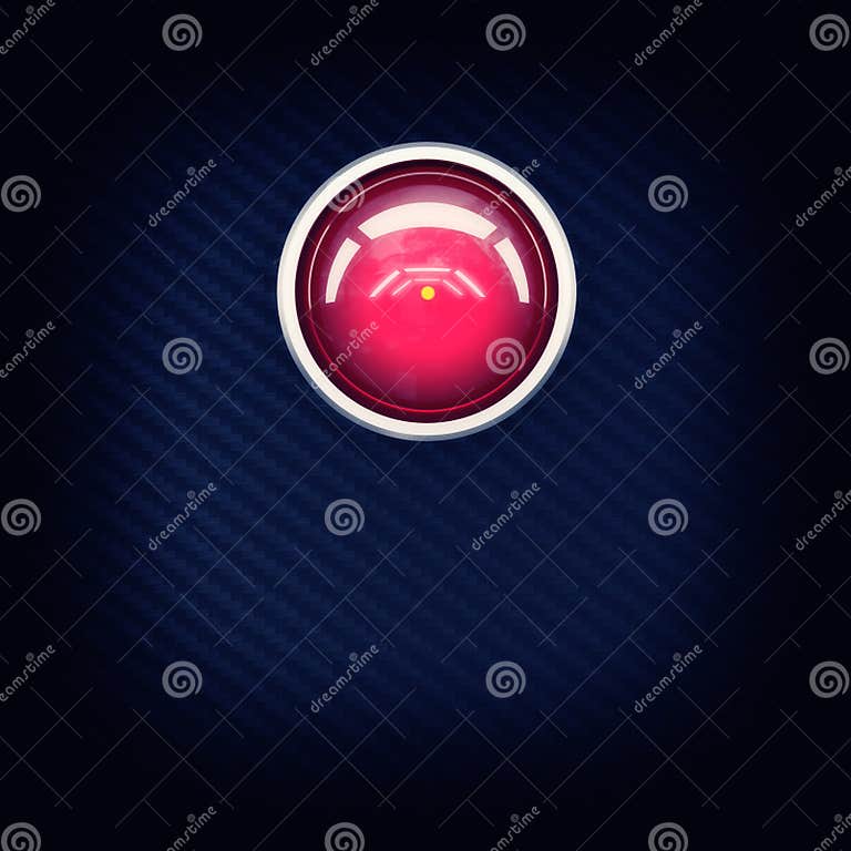 Red eye hal stock illustration. Illustration of artificial - 30338982