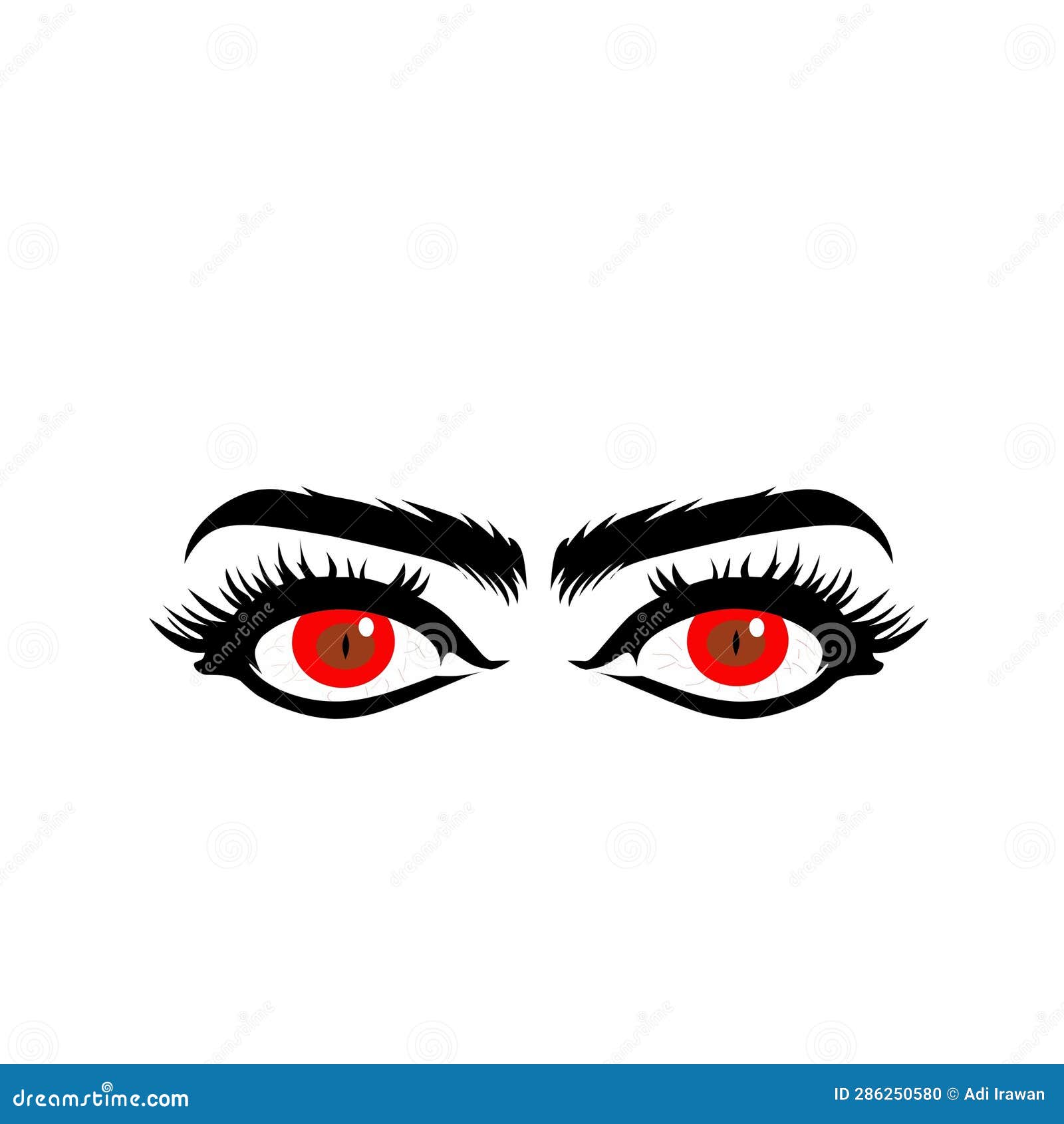 Red Eye Vector Logo Illustration Stock Vector - Illustration of sign ...