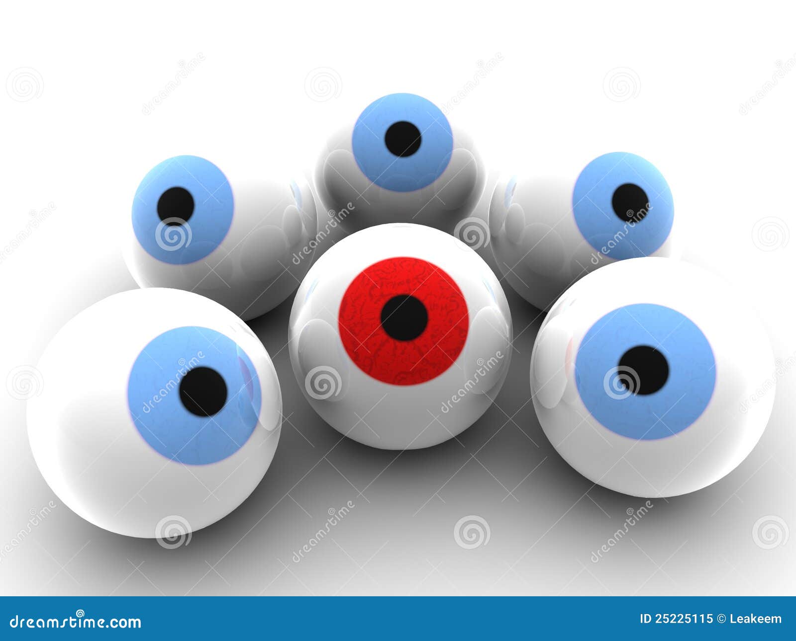Red eyeball stock illustration. Illustration of unique - 25225115