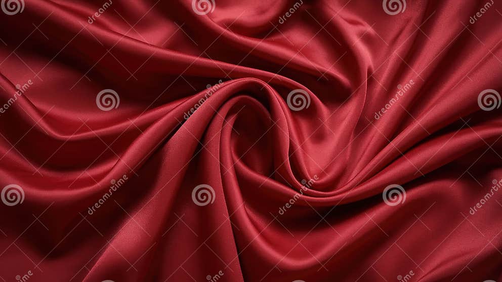 Red Fabric with a Pattern on it Stock Illustration - Illustration of ...