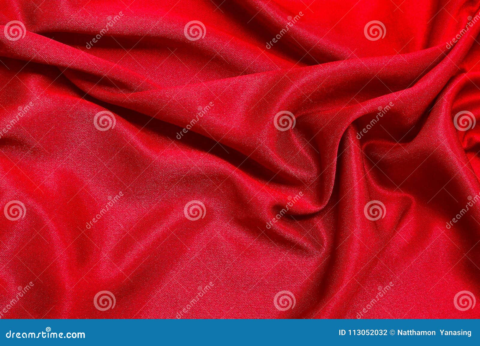 Red Fabric Background, Pattern of Silk or Linen. Stock Photo - Image of ...