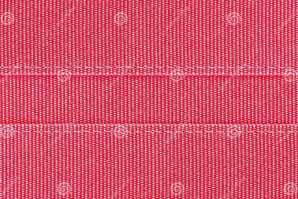 Red Fabric with Seam Background Stock Image - Image of design, texture ...