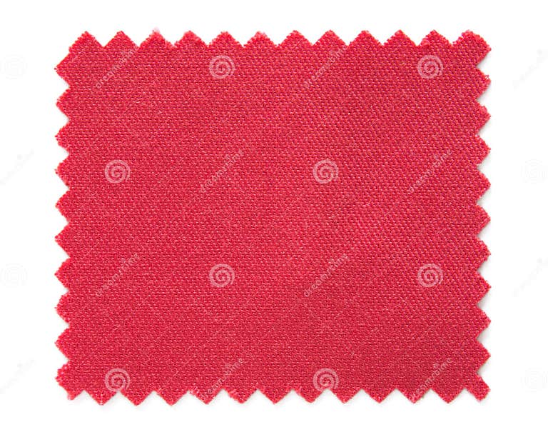 Red Fabric Swatch Samples Isolated on White Stock Photo - Image of ...