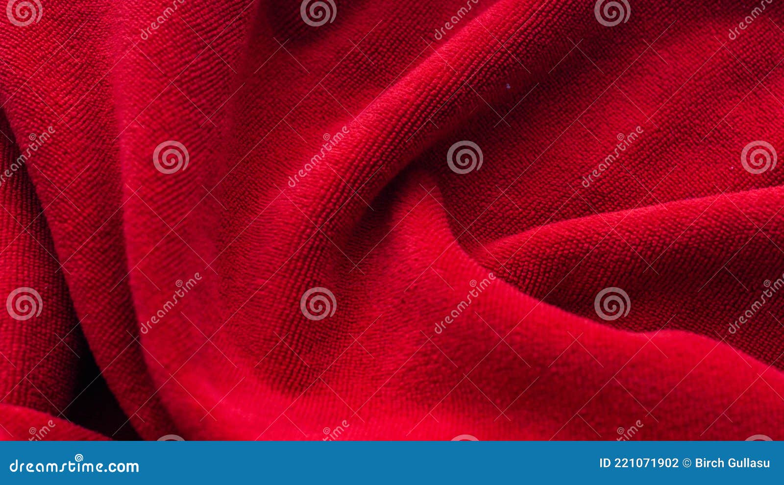 Red Fabric Texture Background on the Floor. Stock Photo - Image of ...