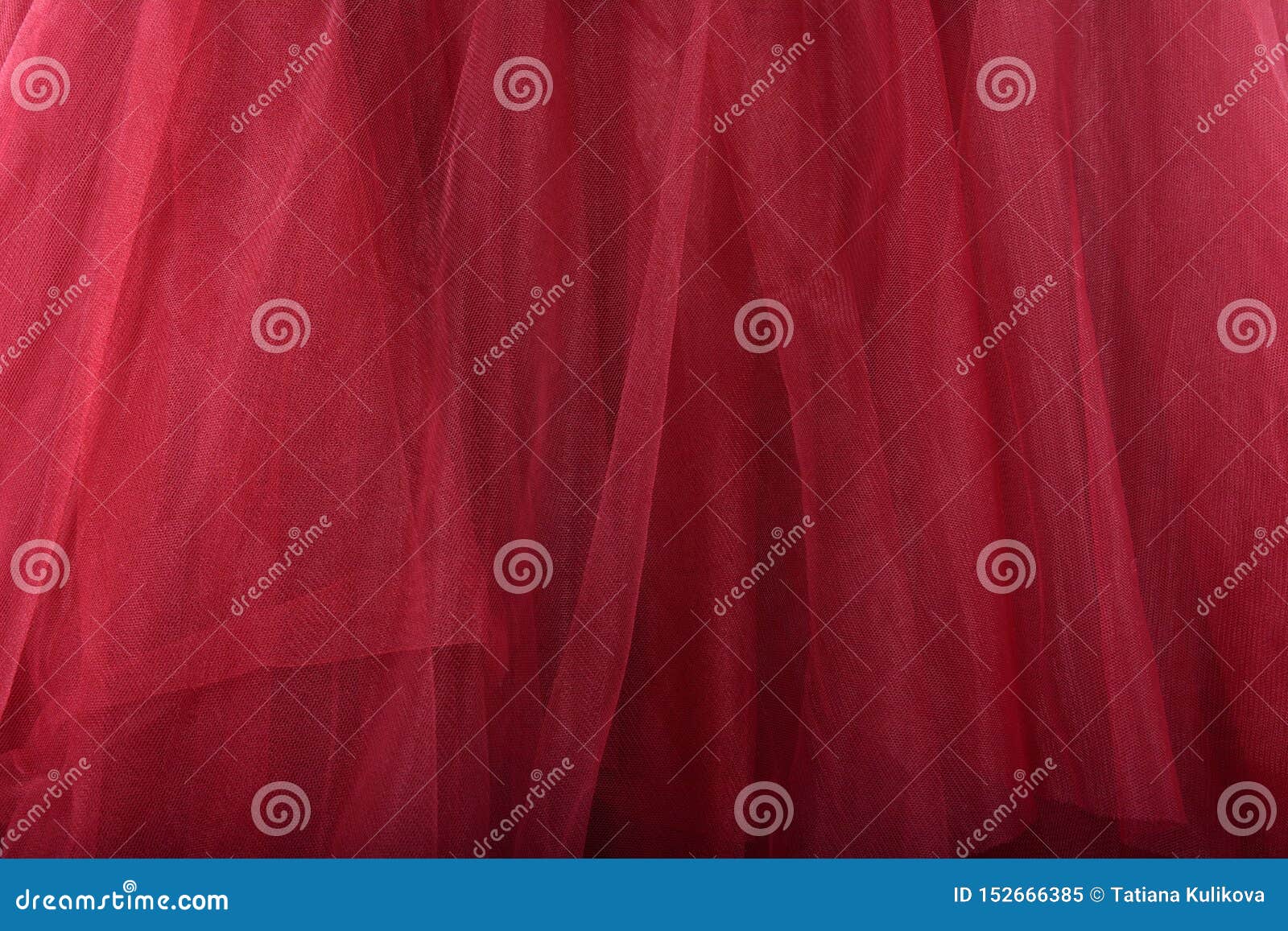 Red Fabric Texture Background. the Skirt is Made of Tulle Stock Image ...