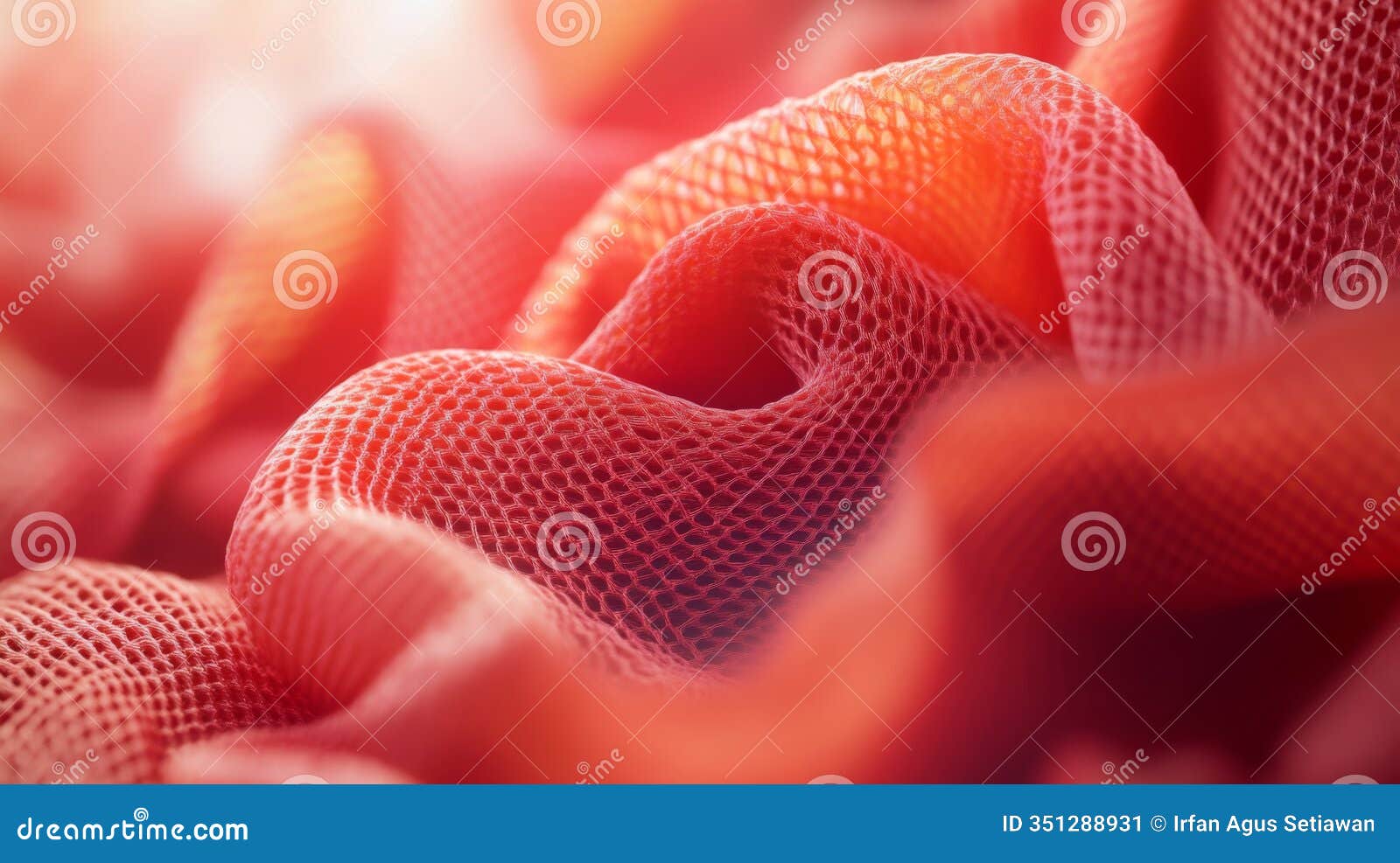 Red Fabric Texture Close Up Abstract Design Stock Illustration ...