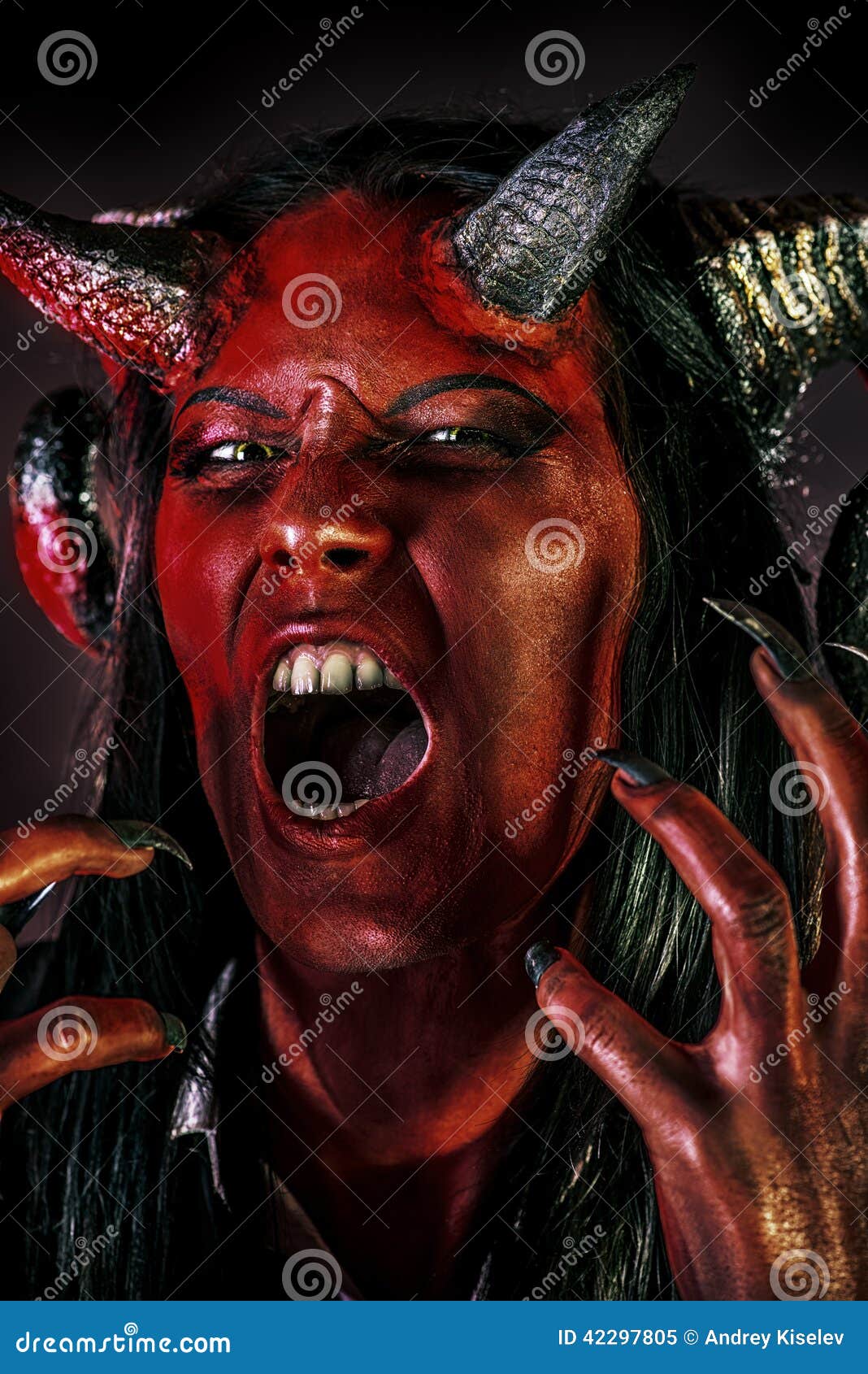 Red face stock image. Image of frightening, danger, aggressive - 42297805