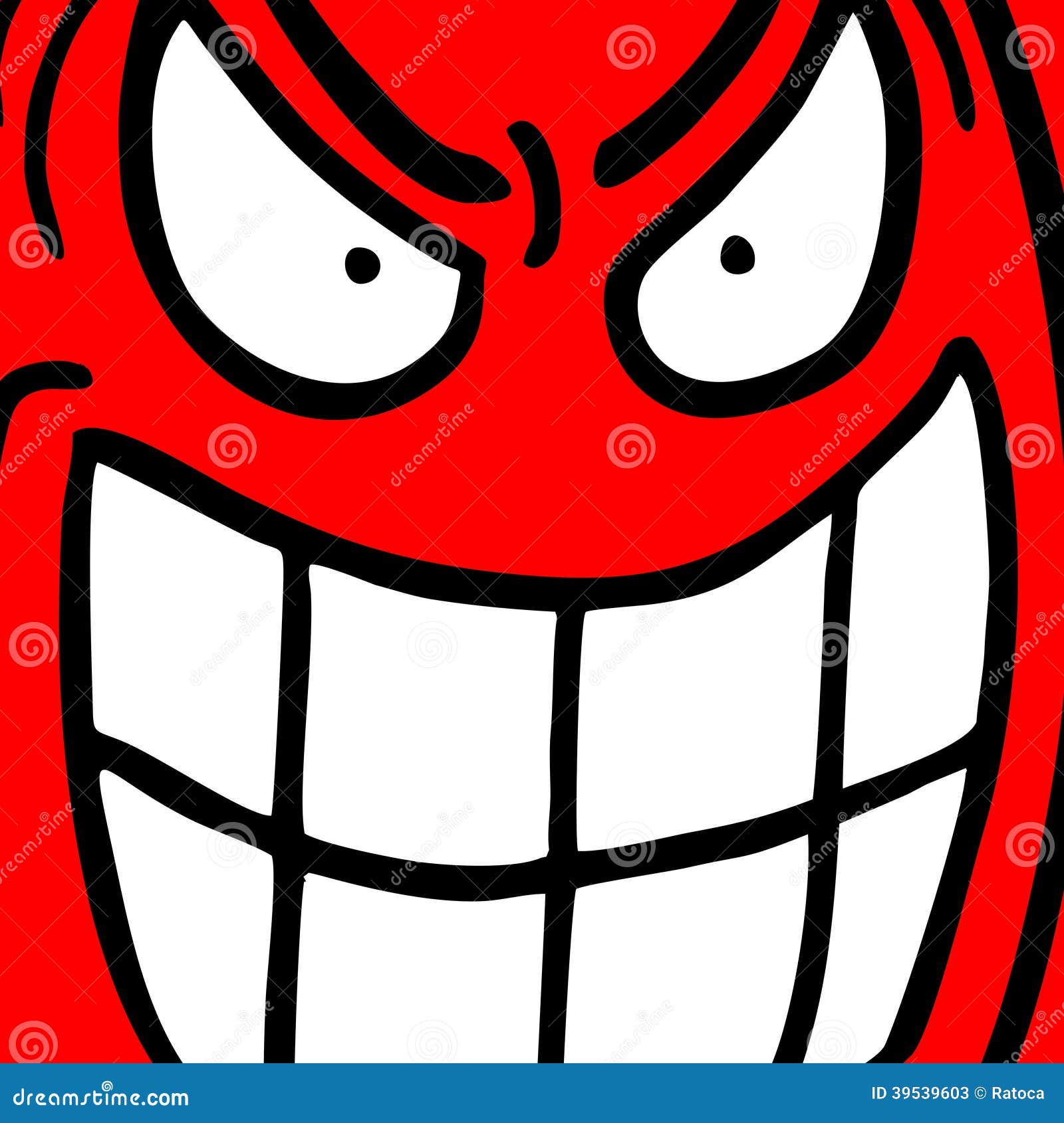 Rebel Face Vector Illustration | CartoonDealer.com #85218610