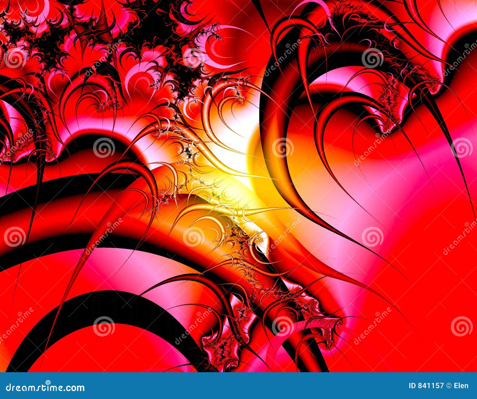 Red fantasy stock illustration. Illustration of album, creative - 841157