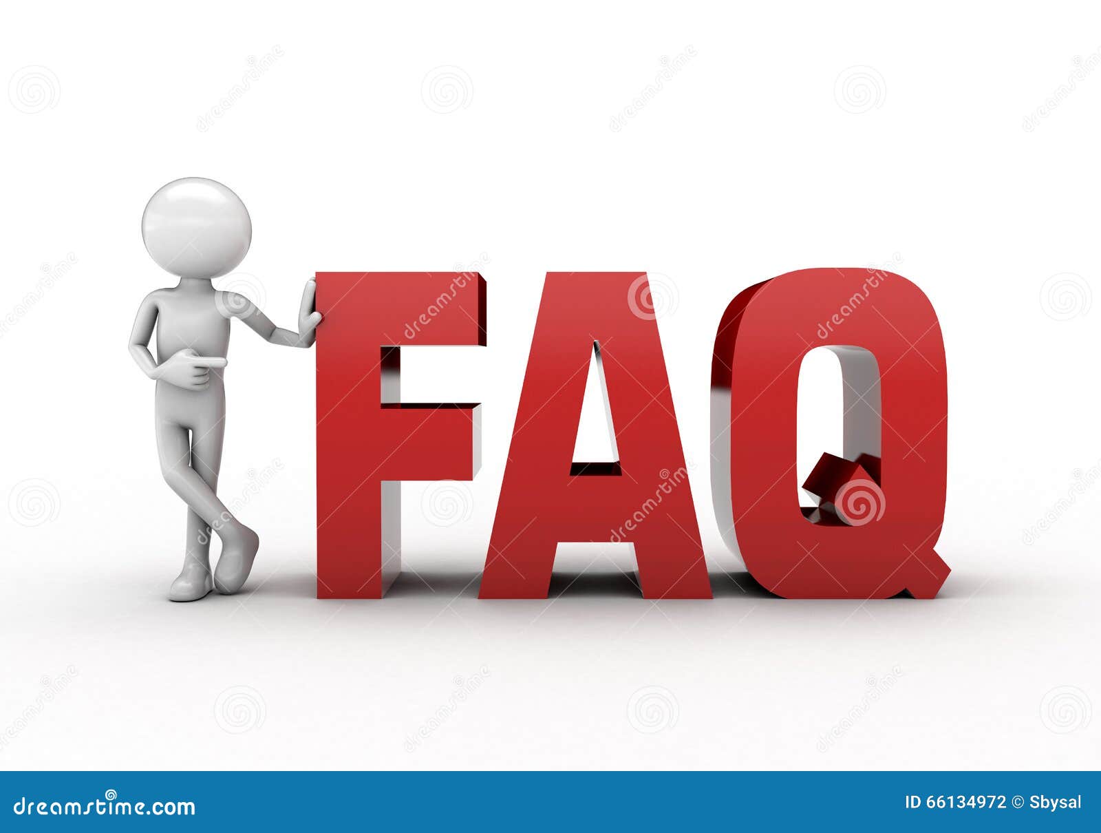 RED FAQ MAN stock illustration. Illustration of coorperation - 66134972