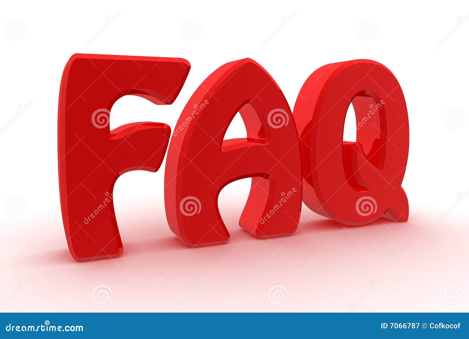 Red FAQ text stock illustration. Illustration of idea - 7066787