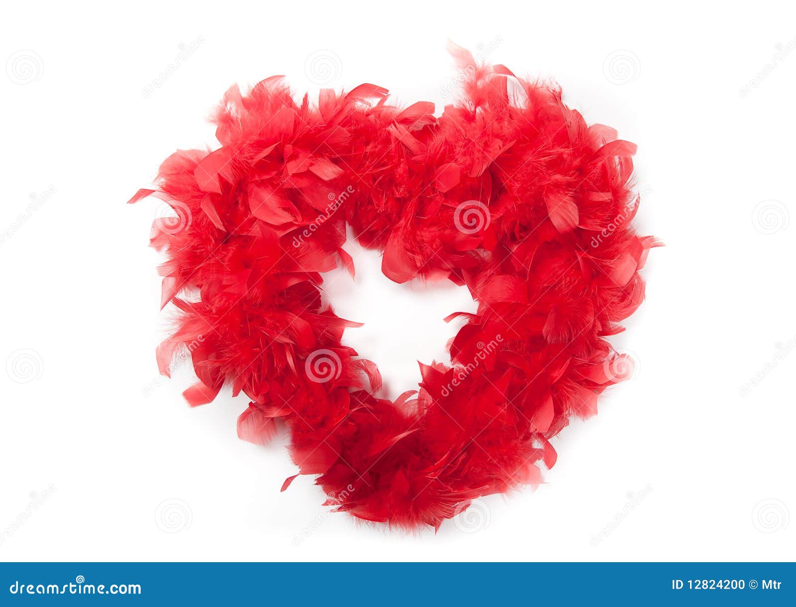 Red feathers heart stock photo. Image of nature, gentle - 12824200