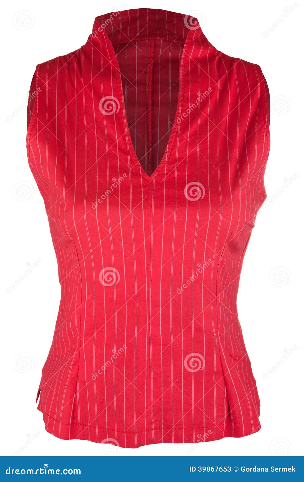 Red female blouse stock image. Image of fashionable, classic - 39867653