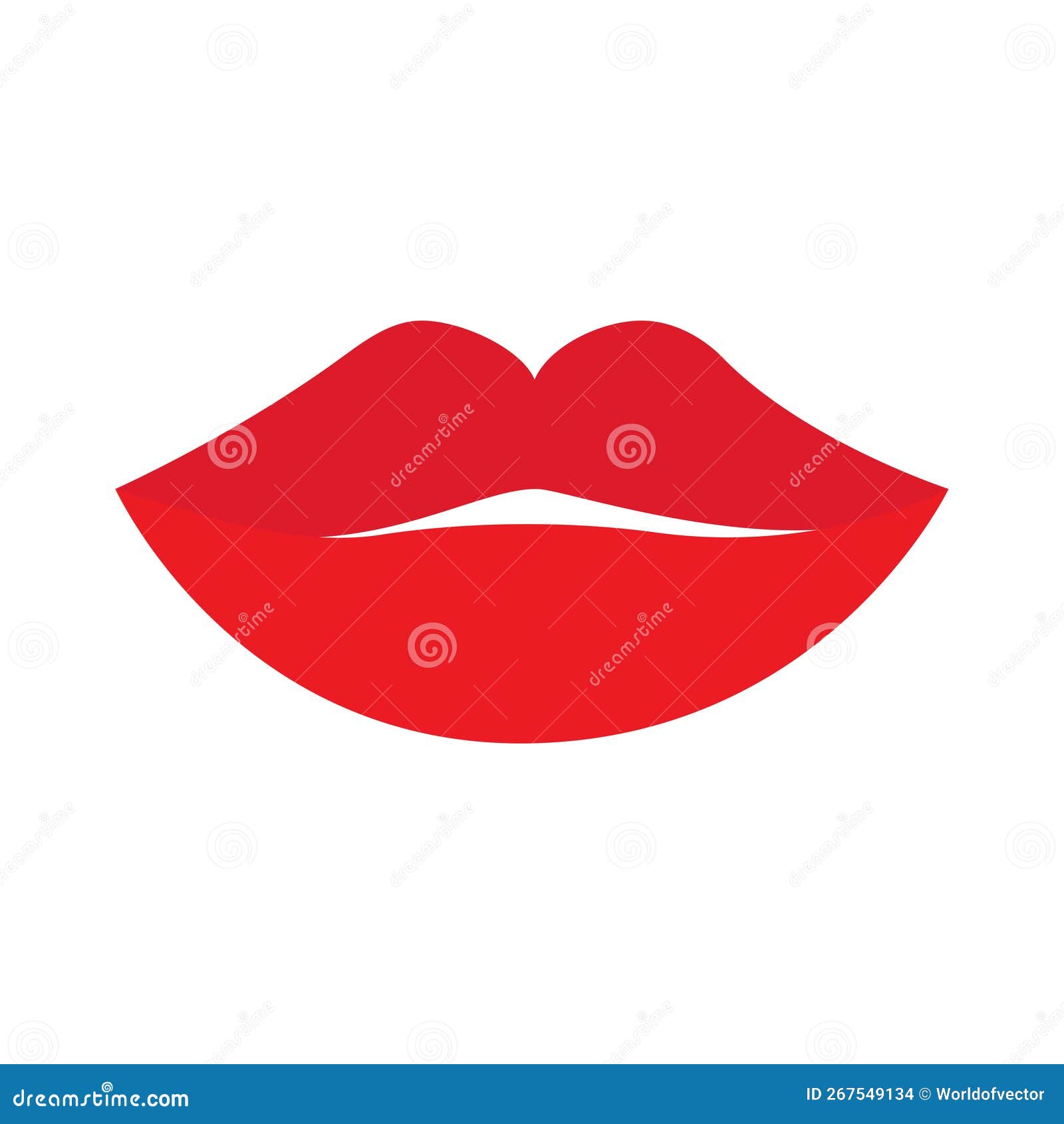 Red Female Lips Icon Lipstick Makeup Lip Collection Woman Girl Mouth