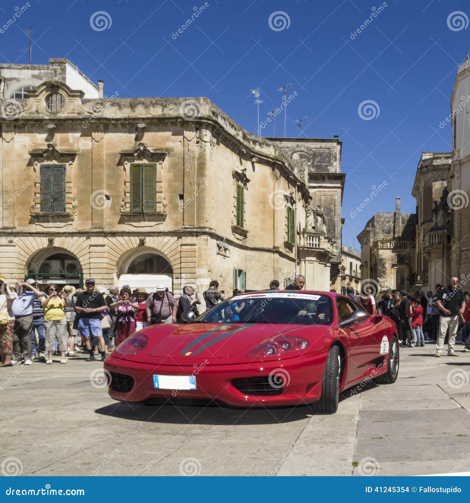 Red ferrari modena editorial stock image. Image of spider - 41245354