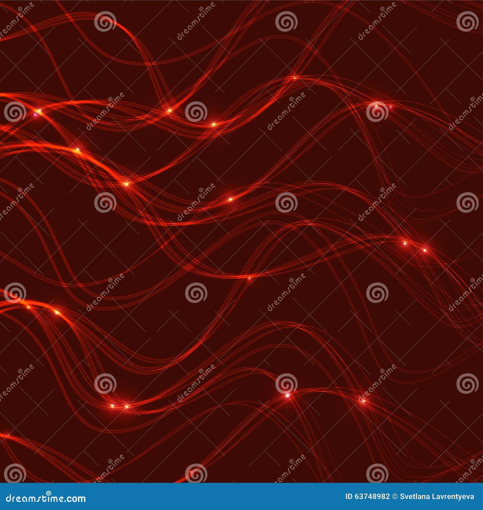 Red Festive Background with Wires Lines Stock Vector - Illustration of ...