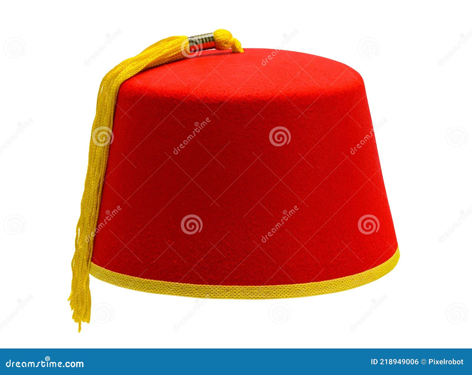 Red Fez Hat stock photo. Image of white, fashion, turkey - 218949006