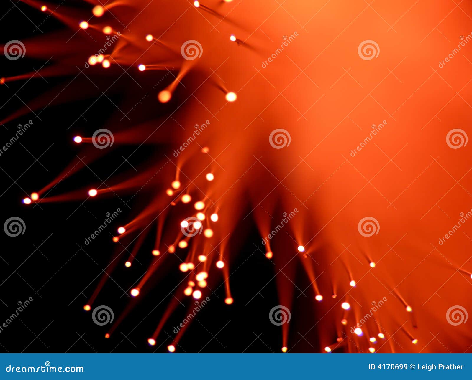 Red fiber optics stock image. Image of information, light - 4170699