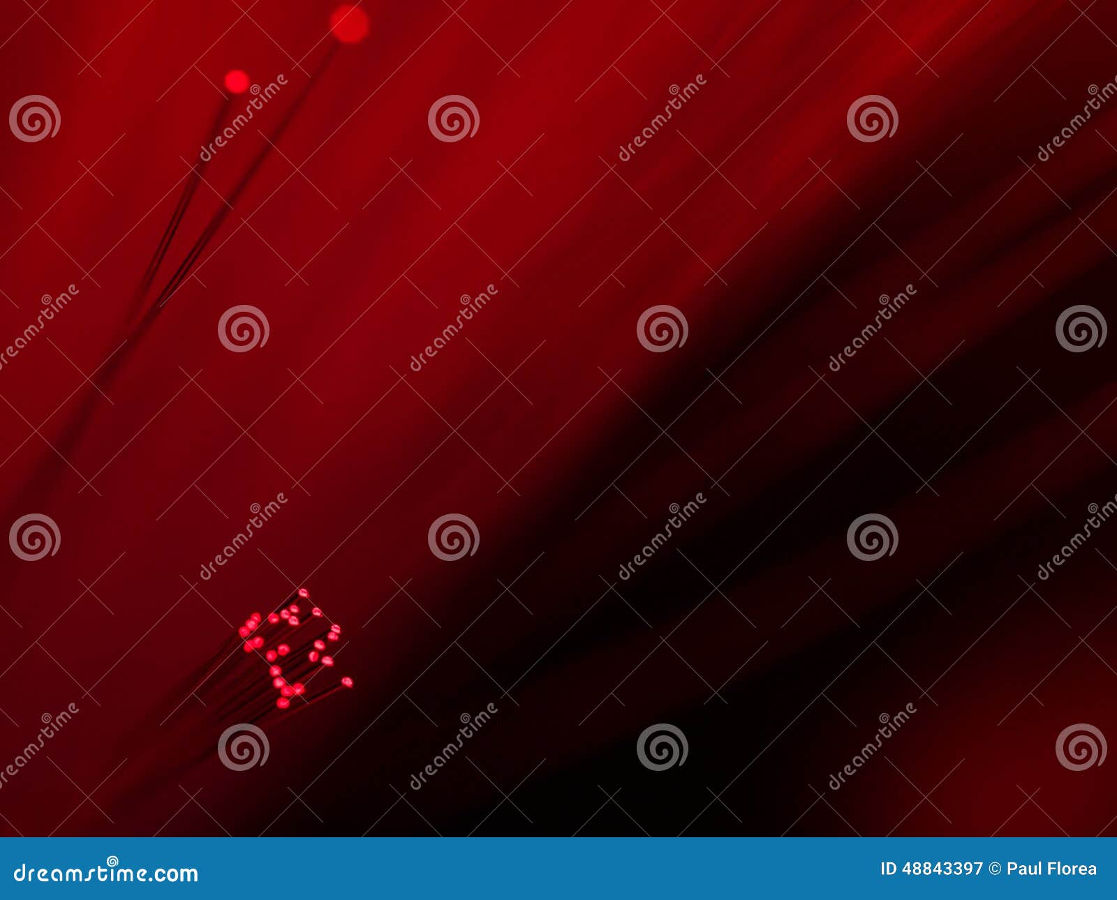 Red fiber optics stock image. Image of futuristic, fiber - 48843397