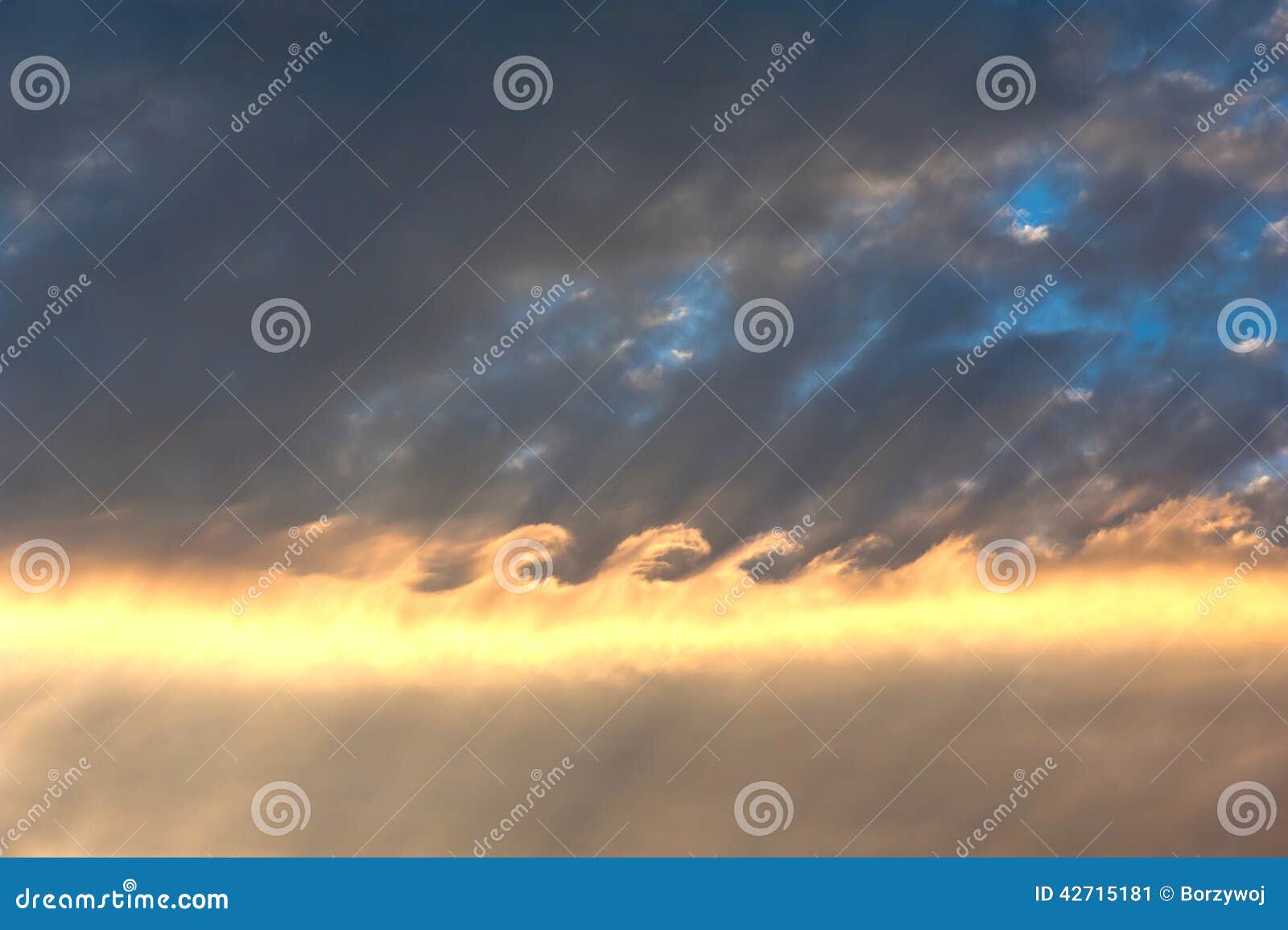 Red fiery waves in the sky stock image. Image of waves - 42715181